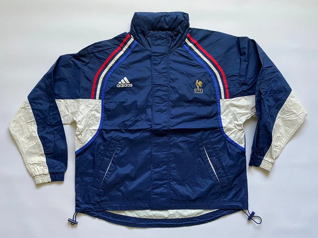 VINTAGE FRANCE NATIONAL Team Jacket Football Shirt Soccer Adidas £120. ...