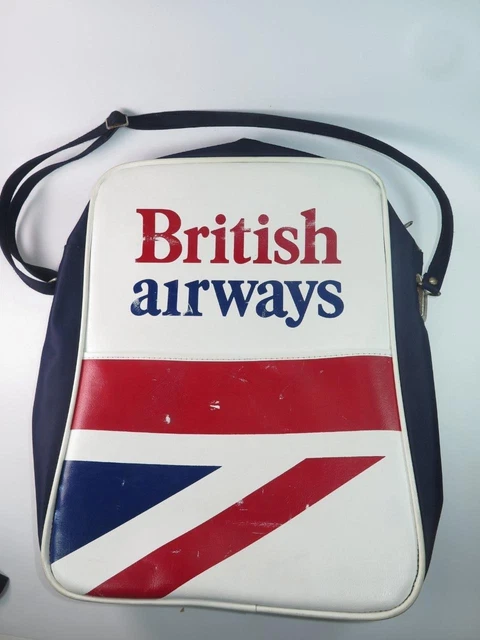 BRITISH AIRWAYS AERONAUTICA MEMORABILIA In-Flight Cabin Bag Negus 1970s ...