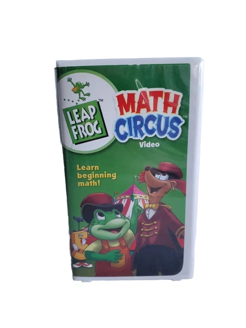 VHS LEAPFROG - Math Circus (VHS, 2004, Warner Home Video, Bullet Case ...