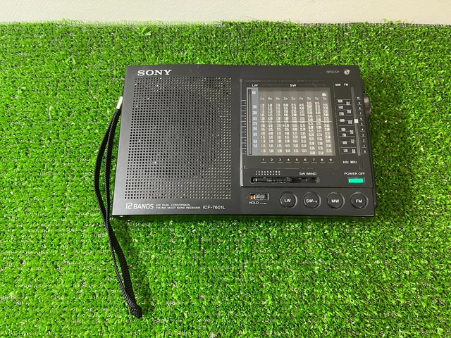 SONY ICF-7601L 12 bande SW doppia conversione ricevitore multibanda FM ... SONY ICF-7601L 12 bande SW doppia conversione ricevitore multibanda FM ...