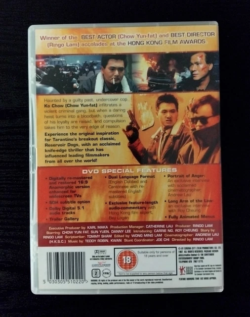 CITY ON FIRE Dvd. Hong Kong Legends £63.09 - PicClick UK