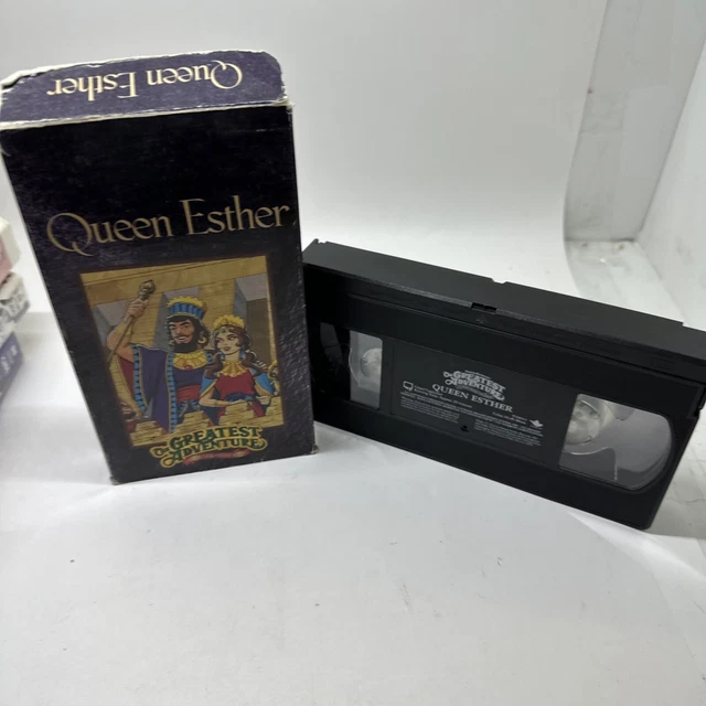 QUEEN ESTHER GREATEST Adventure Stories The Bible VHS Video Tape GOD ...