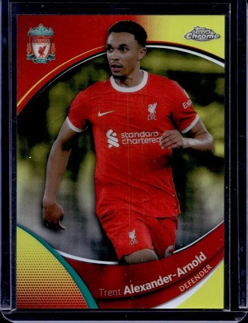 TOPPS CROMATO LIVERPOOL Fc 23/24 Trent Alexander-Arnold Liverpool 32/75 ...