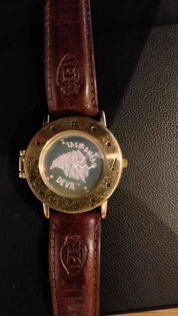 RARE VINTAGE TASMANIAN Devil (Taz) Hologram Push Button Spring Loaded ...