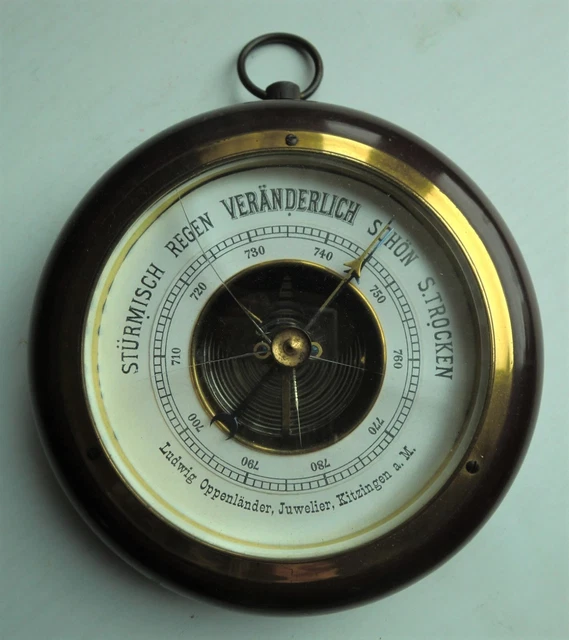 ALTES BAROMETER / Wetterstation D.R.G.M. EUR 3,50 - PicClick DE