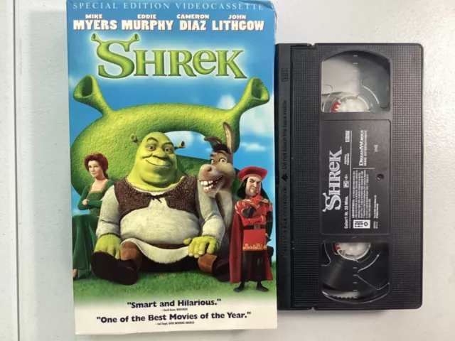 Shrek Vhs Big Box Edizione Speciale Dreamworks Mike Myerss Cameron