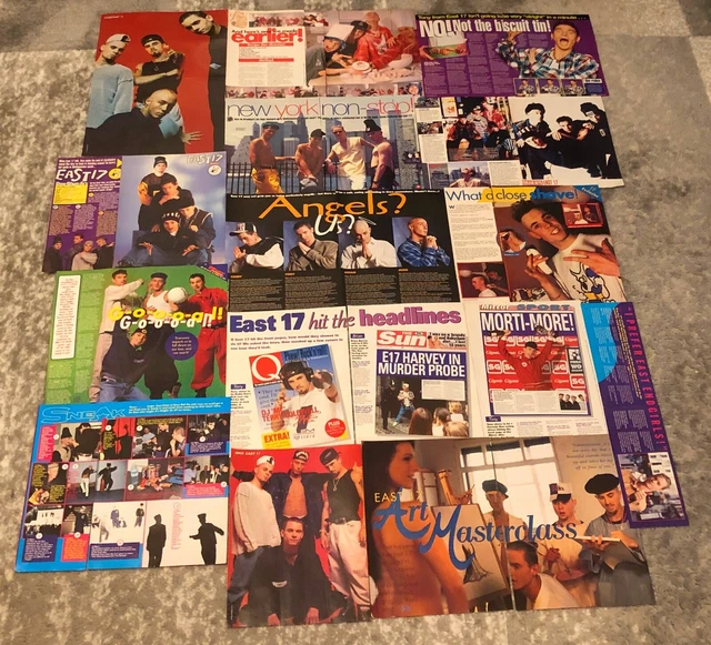 EAST 17 POSTER/ARTICLE Magazine Cuttings (Tony Mortimer Brian Harvey) £ ...