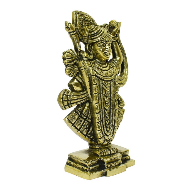 KRISHNA IDOL DWARKADHISH Lord Shrinath Ji Statue Murti God Deity For ...