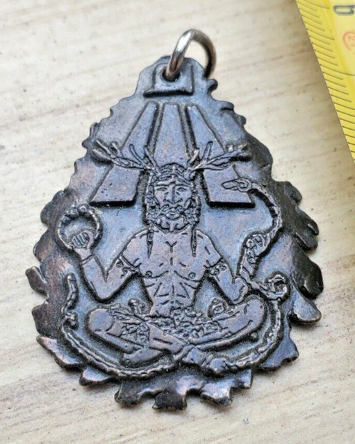 VIKING MÉDAILLE CERNUNOS torque serpent, odin, thor, freya, protection ...