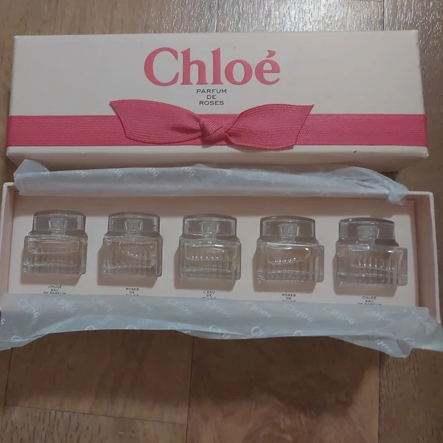 CHLOE PARFUM DE ROSES, Rare and discontinued 5x5ml miniatute perfumes ...