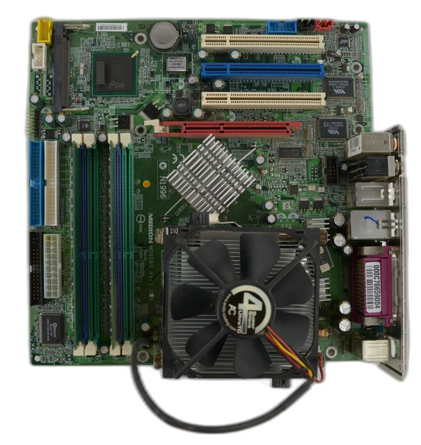MOTHERBOARD MEDION MD8080 Intel Celeron 512MB RAM From MT6 Model MT223A ...