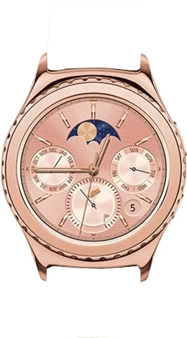 SAMSUNG WATCH GEAR S2 Classic Smartwatch - SM-R732 - 42mm - Gold - Pink ...