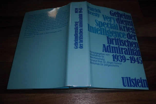 PATRICK BEESLEY -- GEHEIMDIENSTKRIEG d. BRITISCHEN ADMIRALITÄT 1939 ...