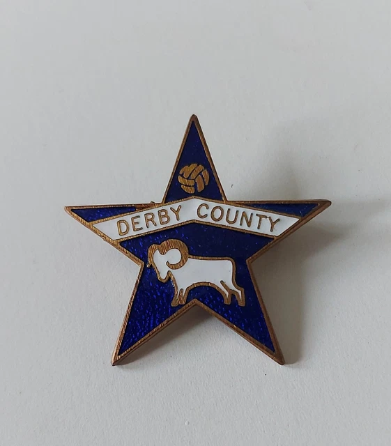 1970S VINTAGE RARE Derby County F.C Star Collectable Pin Badge £8.00 ...