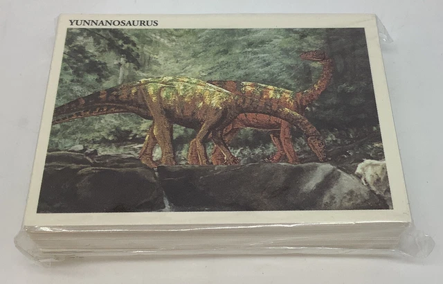 DINOSAURS: THE MESOZOIC ERA Complete Trading Card Set of 50 Fact Cards ...