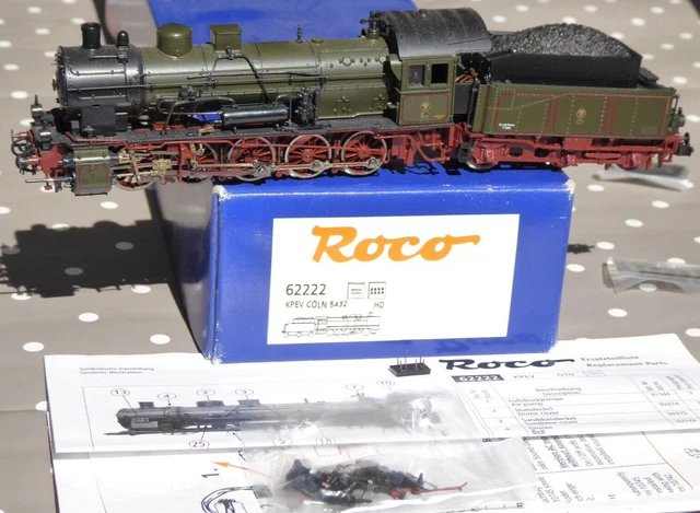 ROCO 62222 H0 Dcc-Numérique Locomotive à Vapeur G 10- Br 57 Kpev Epoque ...