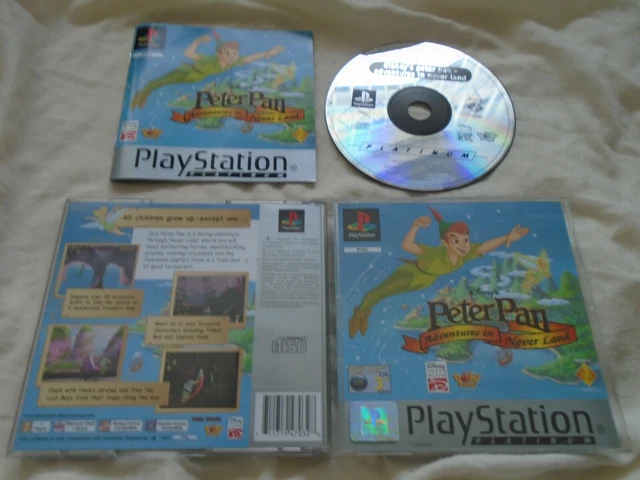 PETER PAN ADVENTURES in Never Land Disney PS1 (COMPLETE) Sony ...