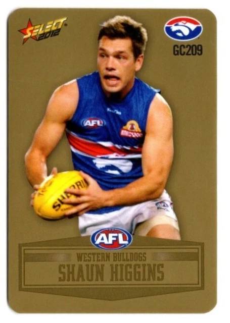 2012 SELECT CHAMPIONS Gold Parallel -Shaun Higgins GC-209 Western ...