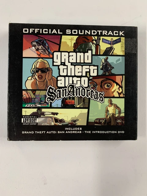 GRAND THEFT AUTO: San Andreas Official Soundtrack 3 Discs CD DVD ...