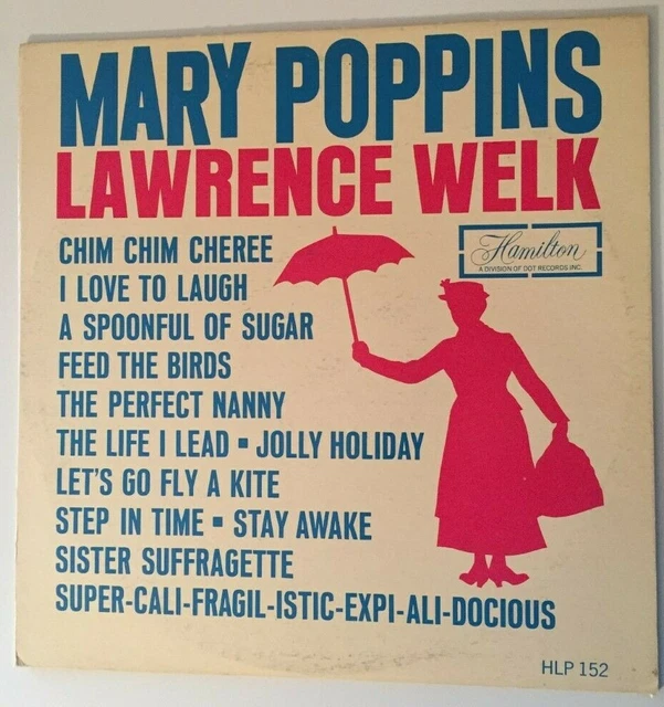 MARY POPPINS*LAWRENCE WELK "Mary Poppins" 1965 Orig Vinyl LP(HLP 152 ...