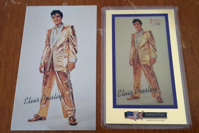 1 AMERIVOX ELVIS PM Card 1g Gramm Gold Telefonkarte 999,9 Feingold No ...