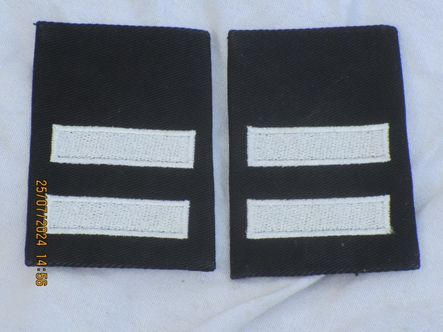 BRITISH ARMY DEFENCE Fire Service Shoulder Marks, Brigade, Rank: Sub ...