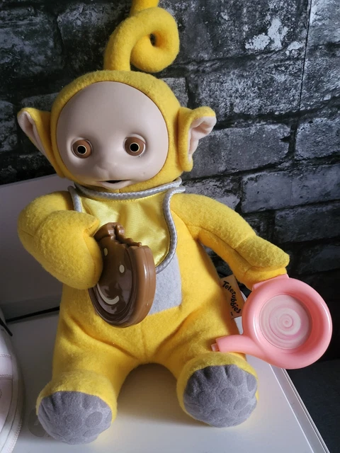 ORIGINAL VINTAGE TELETUBBIES Lala Toy Plush Electronic Playskool 1999 £ ...