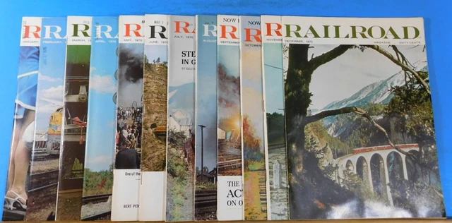 MAGAZINE FERROVIAIRE ANNÉE complète 1970 12 numéros EUR 27,44 - PicClick FR