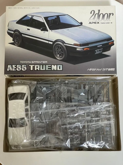 TOYOTA AE86 TRUENO & Porsche 911 GT3 Model Kit Set – Unbuilt Plastic ...