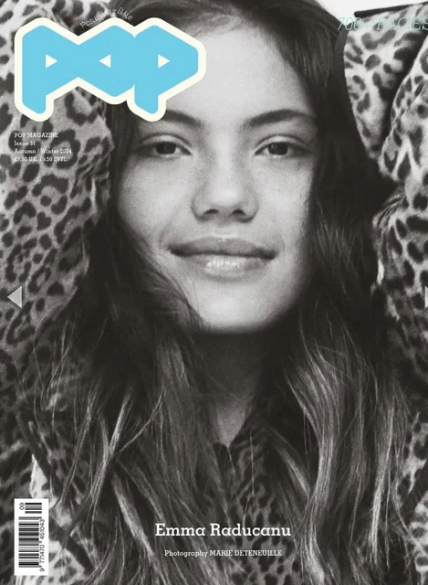 POP MAGAZINE ISSUE 51 Winter 2024 Emma Raducanu Cover £22.00 - PicClick UK
