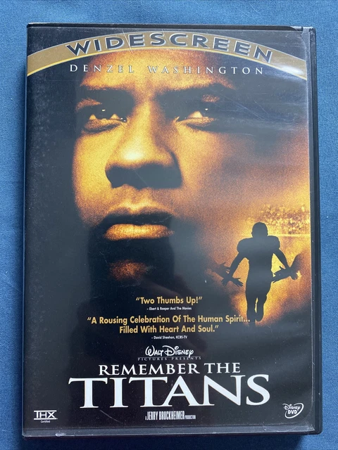 DISNEY: REMEMBER THE Titans (Widescreen Edition) Real Life Football ...