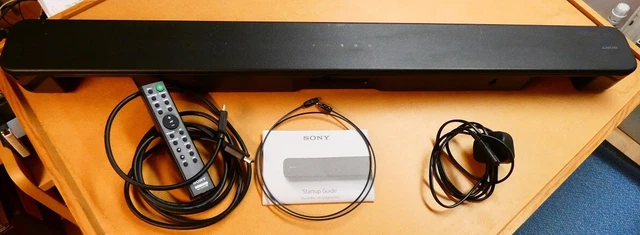 SONY SOUND BAR HT-S100F/SF150 C/W Cables, remote and operating ...
