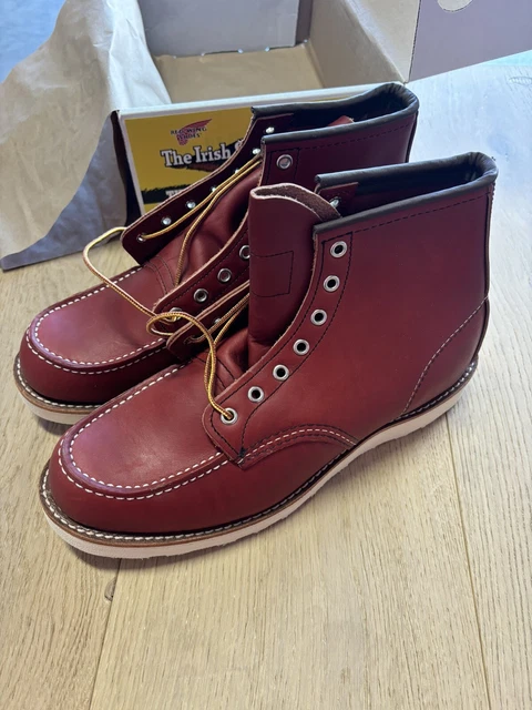RED WING 8875 Heritage Irish Setter Moc Toe Oro Russet Made in USA Size ...