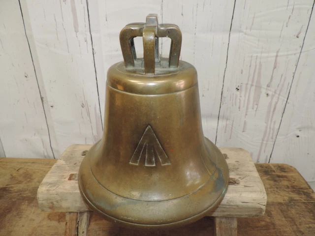 BEAUTIFUL WW2? MILITARY Antique Bronze Bell RAF/Scramble/Army/Ship/Fire ...