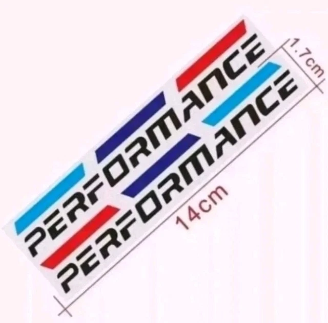 2X BMW M Paket M Performance Aufkleber Set Sticker Symbol Tuning Logo ...