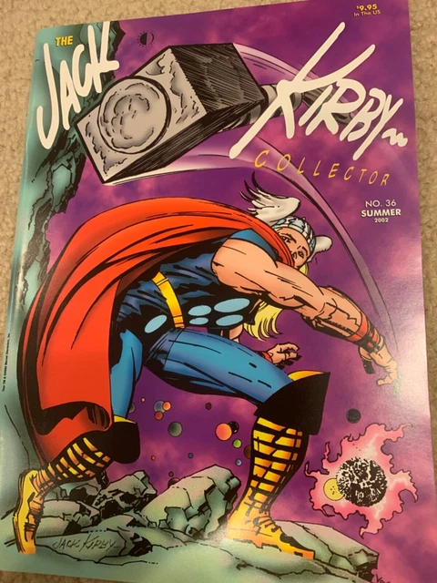 JACK KIRBY COLLECTOR #36 Over-Sized Magazine Summer 2002 Thor Cover! 80 ...