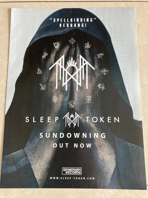SLEEP TOKEN ADVERTISEMENT Poster - Kerrang! £4.99 - PicClick UK