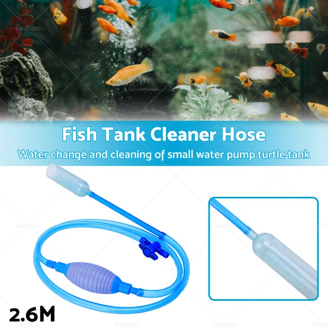 WATER CHANGER SIPHON Hose Large Aquarium Fish Tank Gravel Cleaner ...