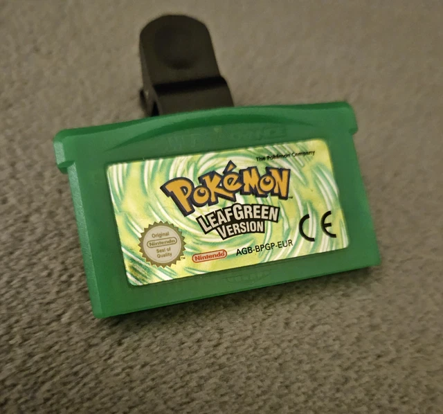 POKÉMON LEAF GREEN Version Nintendo Gameboy Advance UK PAL Genuine £74. ...