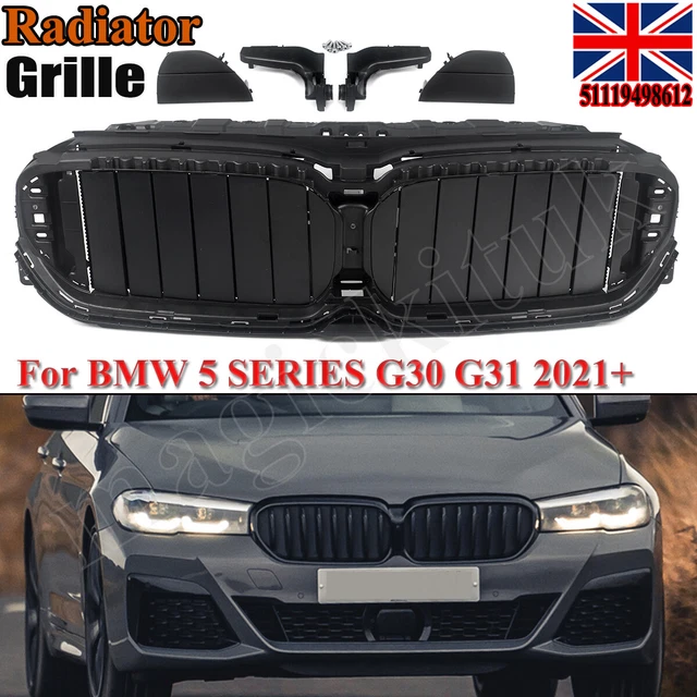 FOR 2021+ BMW G30 G31 Center Duct Air Intake Radiator Shutter Grille ...