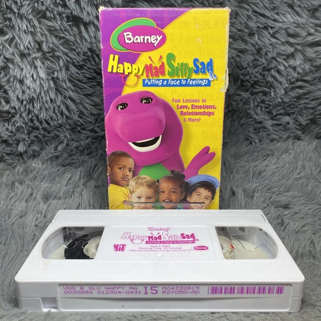BARNEY - HAPPY, Mad, Silly, Sad VHS Tape 2003 Putting A Face to ...