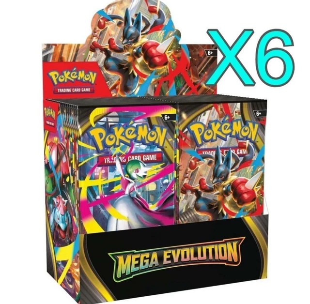6X MEGA EVOLUTION Enhanced Booster Boxes -Pokémon TCG CONFIRMED ...