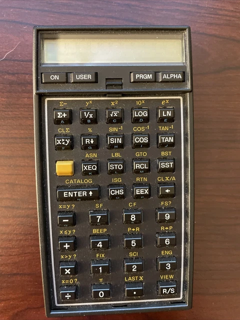 VINTAGE HP-41C PROGRAMMABLE Scientific Calculator With Tall Buttons £24 ...