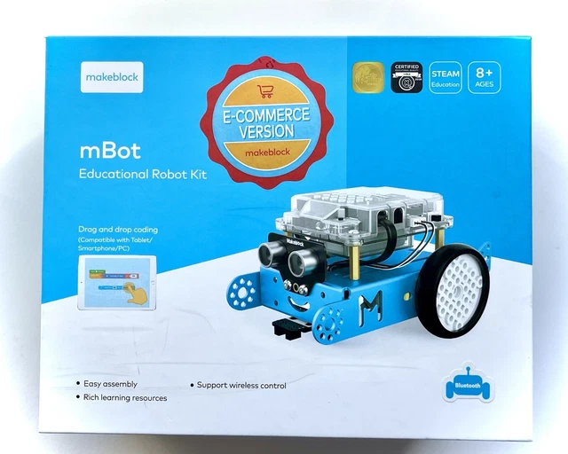 MAKEBLOCK MBOT EDUCATIONAL Robot Kit STEM E-Commerce Bluetooth Ages 8 ...