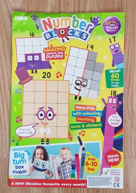 NUMBERBLOCKS CBEEBIES SPECIAL Magazine Issue 143 £3.49 - PicClick UK