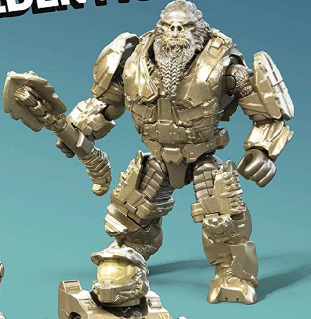 HALO MEGA CONSTRUX Golden Atriox From 20Th Anniversary Pack *Figure ...