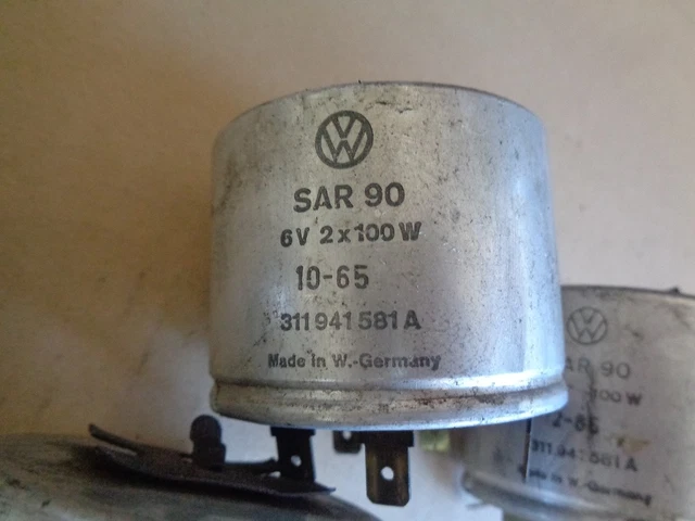 VW BUS T1 Beetle Karman Ghia Relay 6-Volt Light Headlights Original ...