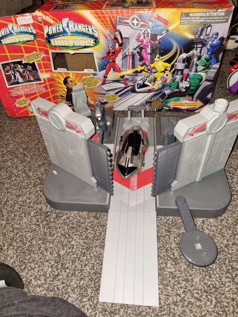POWER RANGERS TIME Force Control Center Playset Ransik & Quantum Ranger ...