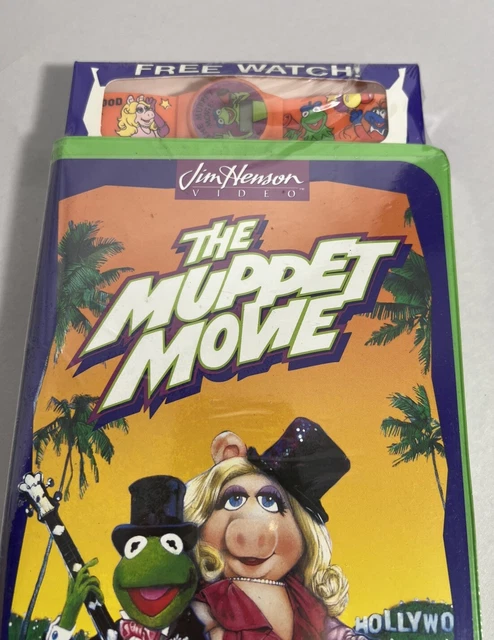 THE MUPPET MOVIE With Watch- Jim Henson Video VHS Clam Shell 1993 NEW ...