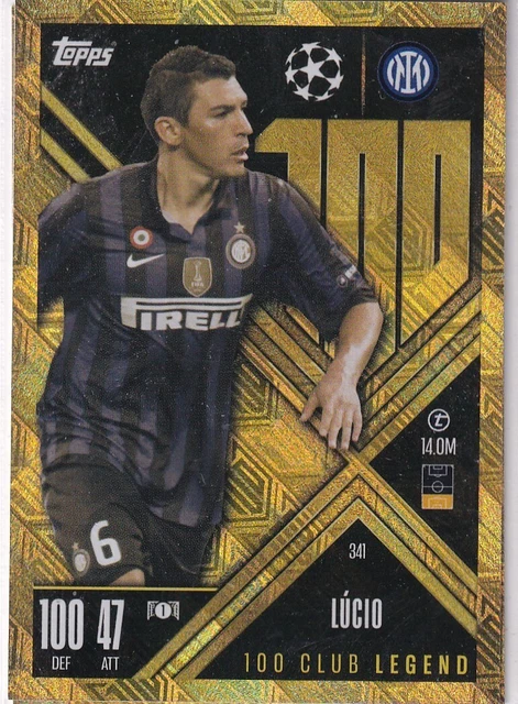 TOPPS MATCH ATTAX CL Extra 24/25 N º 341 Lucio 100 Club Legend EUR 9,14 ...